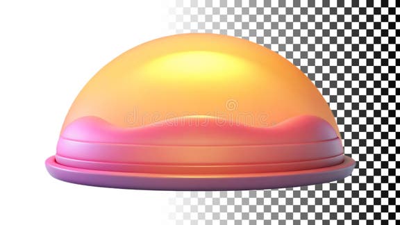 Dome Orange, Orange Dome Shape, Simple Dome, Geometric Dome, Basic Dome ...