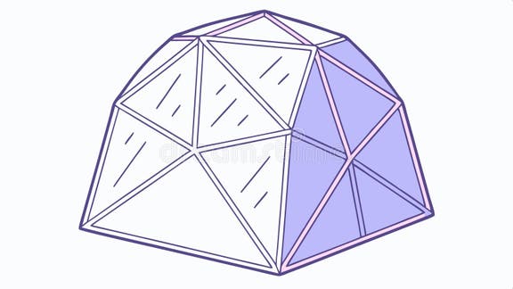 Dome Outline With Segments Architecture Sketch Structural Design Dome Form Vector Design