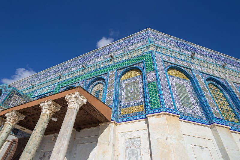 The Dome of the Rock on the Temple Mount Stock Image - Image of holy ...