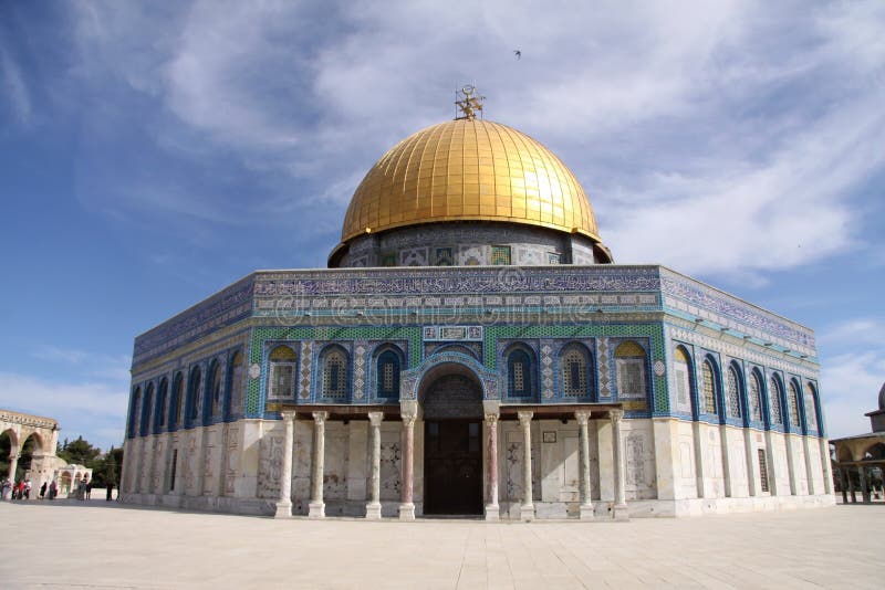 Dome of the Rock in Jerusalem Stock Photo - Image of tourism, rock ...