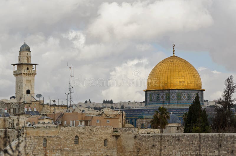 Dome of Rock in Jerusalem stock photo. Image of ancient - 23045592