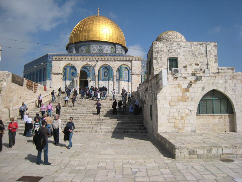 Mosque of Jerusalem editorial stock image. Image of jesus - 3746714