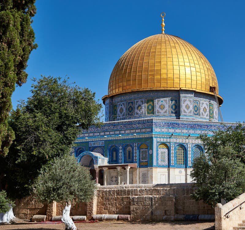 Dome of the Rock in Jerusalem Stock Photo - Image of islam, ancient ...