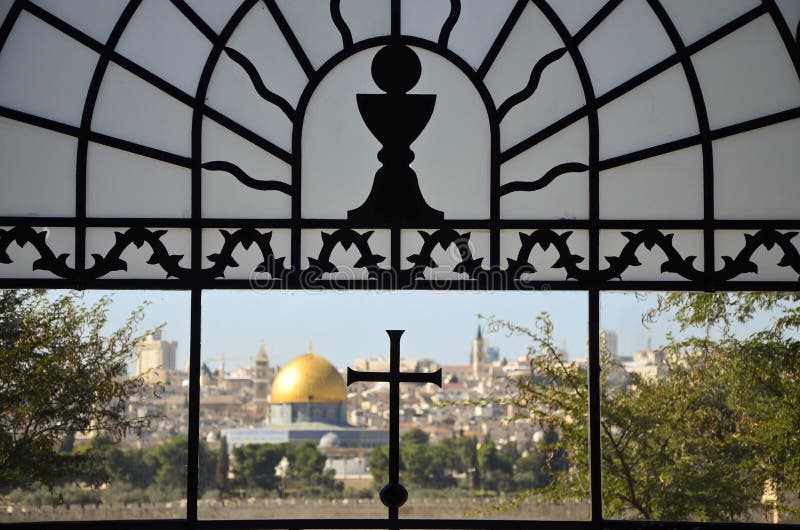 Dome of the Rock - Muslim Holy Mosque in Jerusalem, As Seen from Stock ...