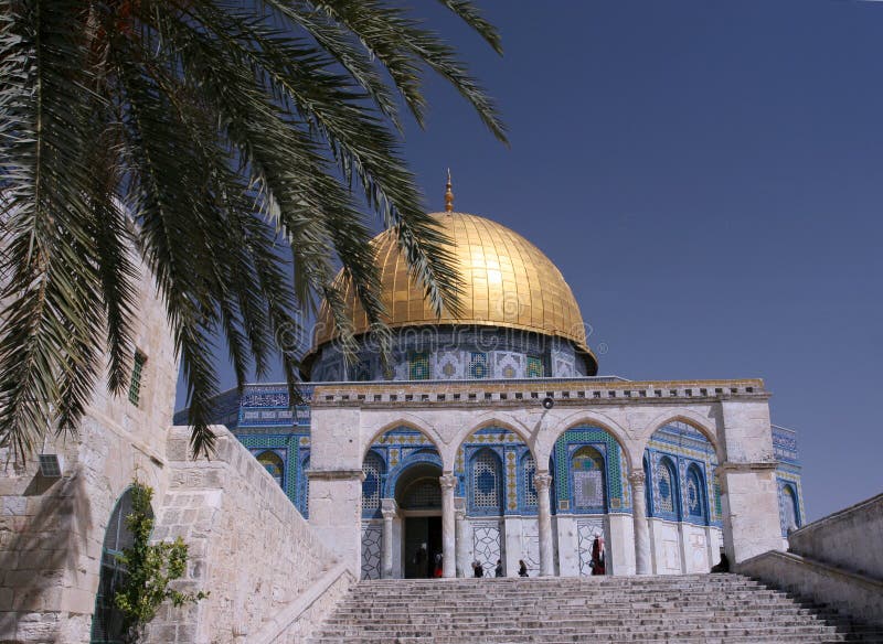 Dome of the Rock,Temple Mount. Stock Image - Image of mosque, israel ...