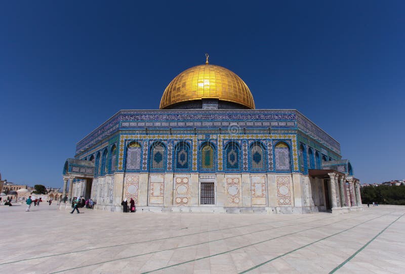 The Dome of Rock on the Temple Mount Editorial Photography - Image of ...