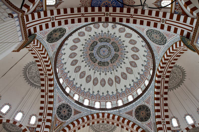 Dome of the Sehzade Mosque stock photo. Image of ottoman - 20228210