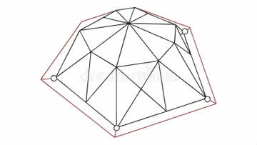 Dome Structure Outline. Architecture Sketch, Structural Form, Dome ...