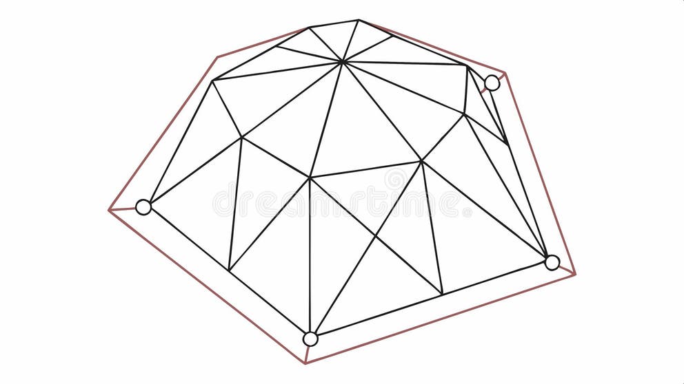 Dome Structure Outline. Architecture Sketch, Structural Form, Dome ...