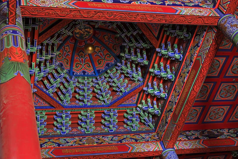 Dome structure in a temple stock photo. Image of mysterious - 216280152