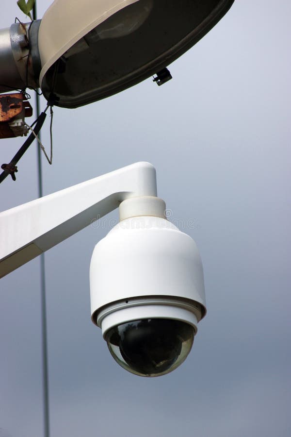 Dome Type Camera stock image. Image of property, crime - 62605963