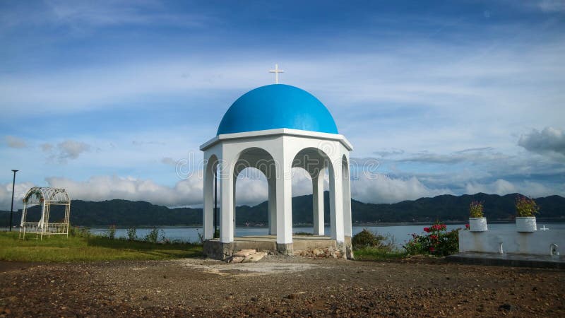 A Domed Building on the Hill by the Lake Stock Photo - Image of domed ...