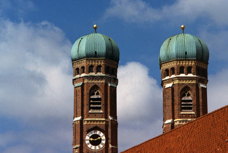 Domed church towers stock image. Image of church, exterior - 4175429