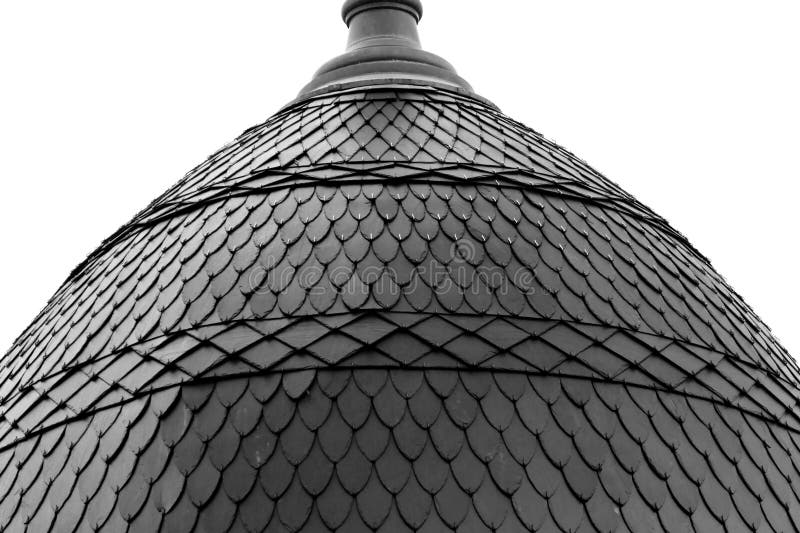 Domed Slate Roof stock image. Image of rooftop, stone - 295625127