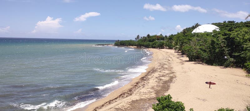 Domes Beach Rincon Puerto Rico Stock Photo - Image of durfers, tropics ...