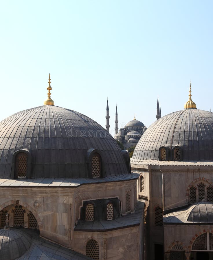 The Domes of Istanbul - Turkey Stock Photo - Image of domed, iconic ...