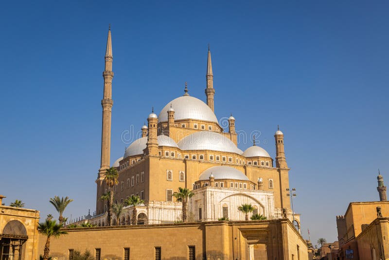 Domes and Minarets on the Cairo Citadel Stock Photo - Image of daytime ...