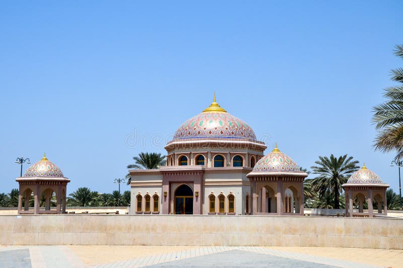 The Domes of the Monument in the Muscat City Stock Image - Image of ...