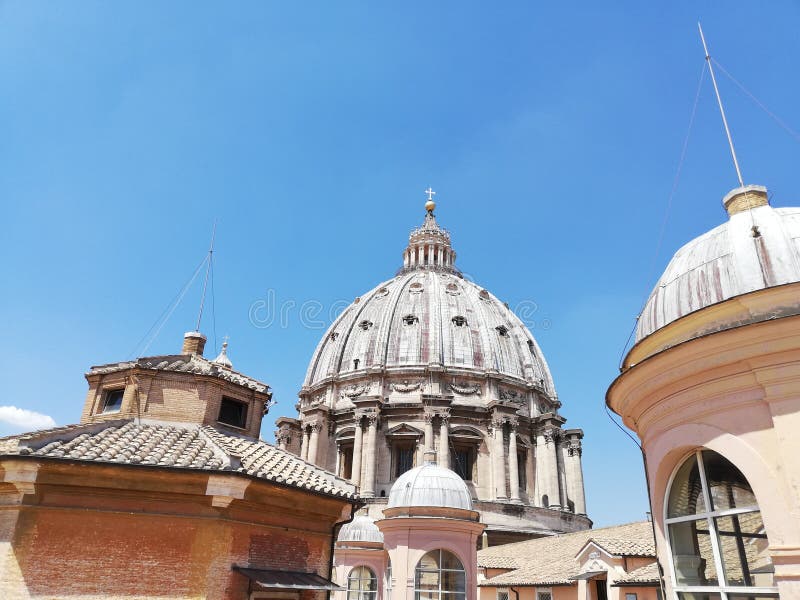 Domes at the Vatican Palace Editorial Image - Image of church ...