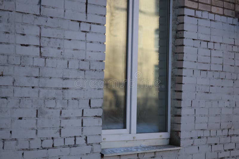 Domestic Cat Sitting Open Window Brick Building Stock Photos - Free & Royalty-Free Stock Photos ...