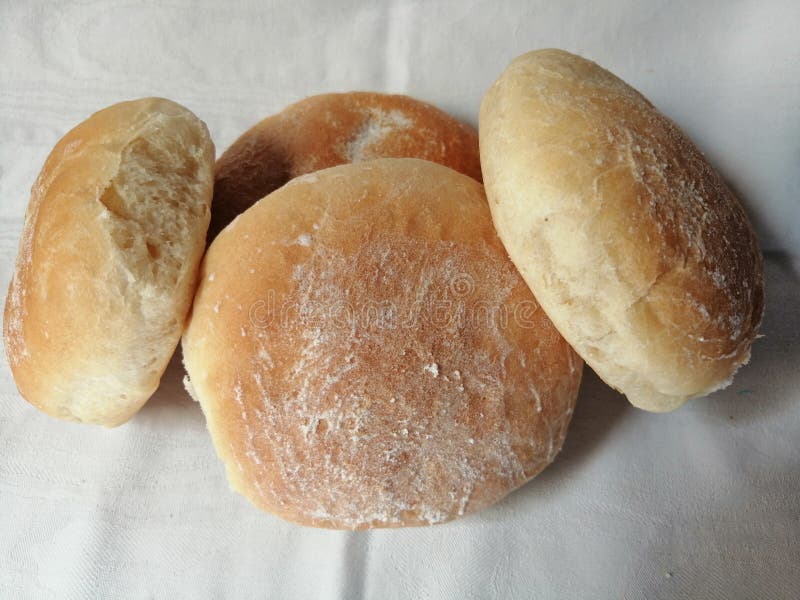 Domestic Homemade Basic Bread Stock Image - Image of food, baking ...