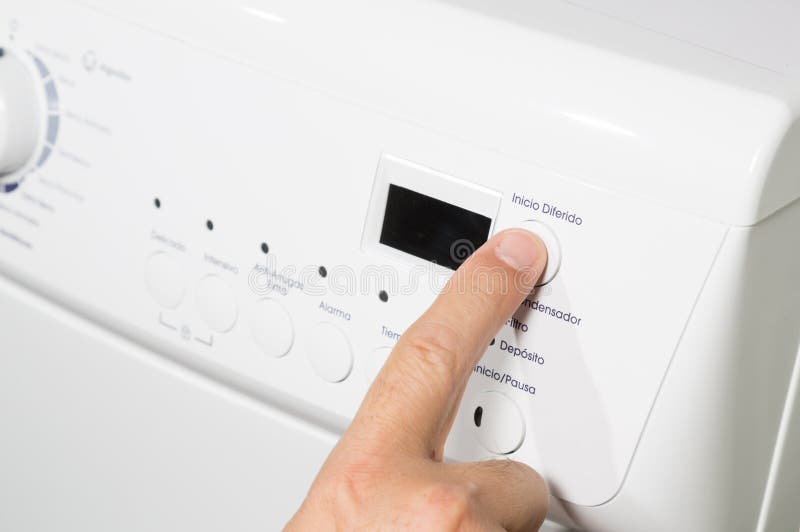 Domestic washing stock photo. Image of digital, finger - 35109416