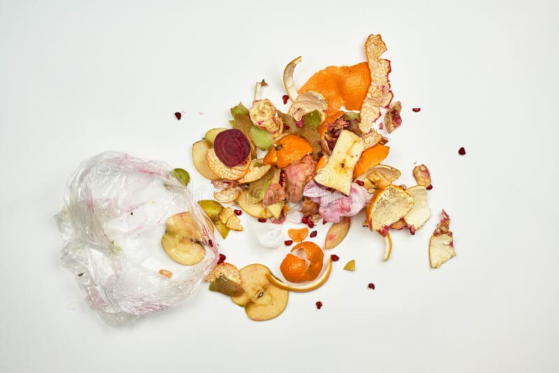 Domestic Waste for Compost from Fruits and Vegetables Stock Photo ...