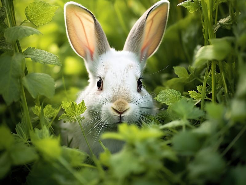 Domesticated Rabit Made with Generative AI Illustration Stock ...