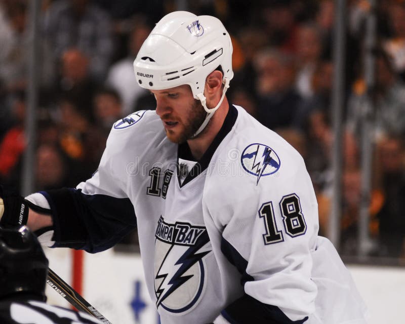 Dominic Moore, Tampa Bay Lightning Forward. Editorial Photography ...