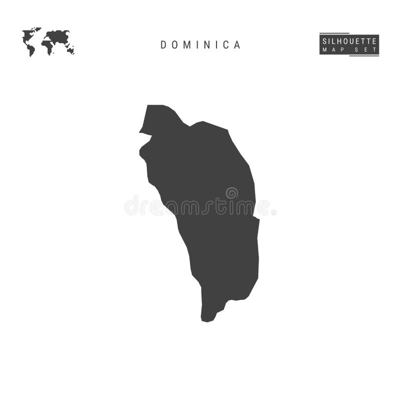 Dominica Detailed Map Highlighted on Blue Rounded World Map Stock ... Dominica Detailed Map Highlighted on Blue Rounded World Map Stock ...