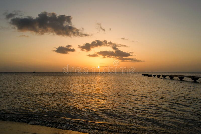 Dominica Island Sunset stock image. Image of focus, camera - 88936135