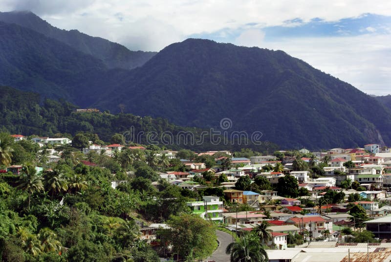 Dominica landscape stock photo. Image of vacation, colorful - 8217558