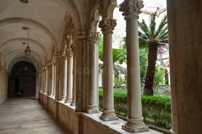 Dominican Monastery Cloister Stock Image - Image of horizontal ...