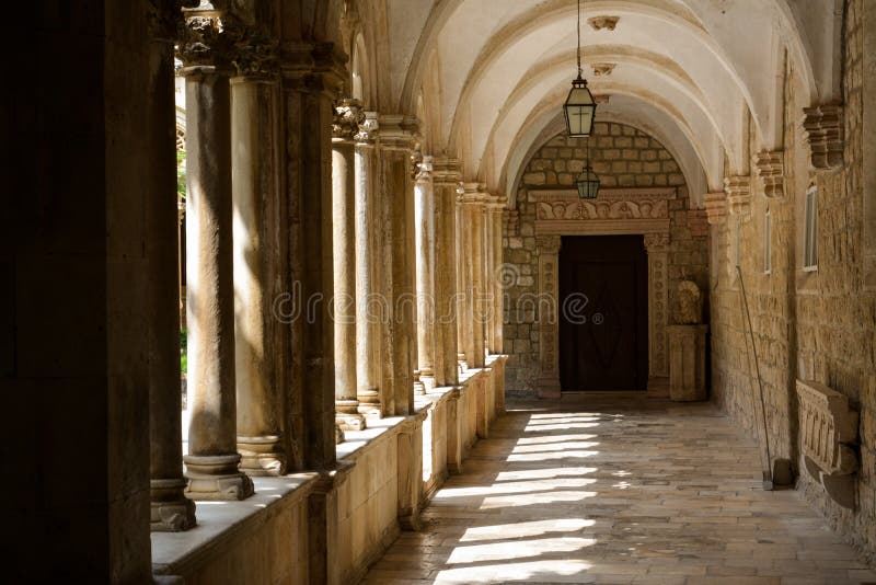 Dominican Monastery Cloister Stock Image - Image of medieval, space ...