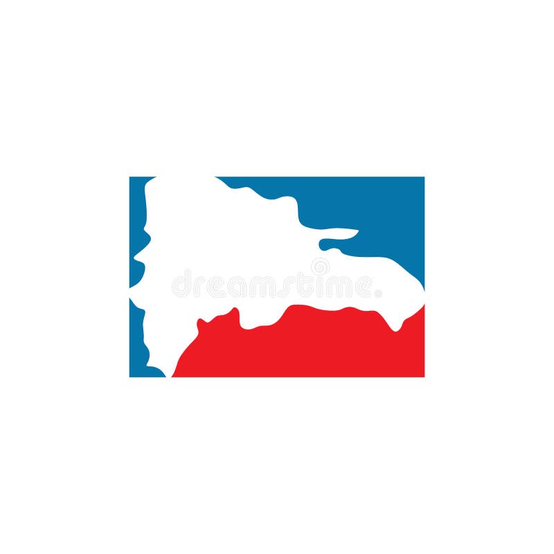 Dominican Republic Map Logo Icon Vector Symbol Stock Vector ...