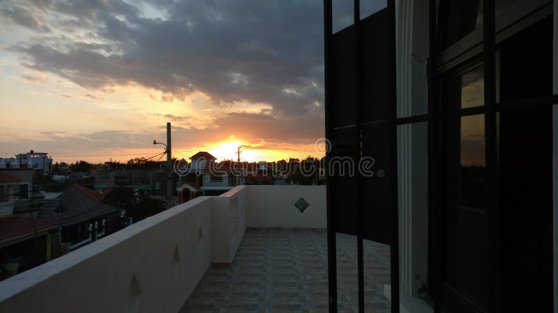 Dominican Sunset stock image. Image of view, dominican - 71204305
