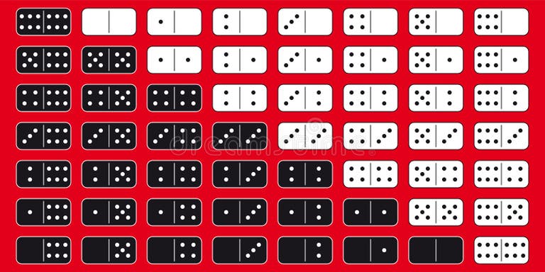 Domino Drawing Stock Illustrations – 453 Domino Drawing Stock ...