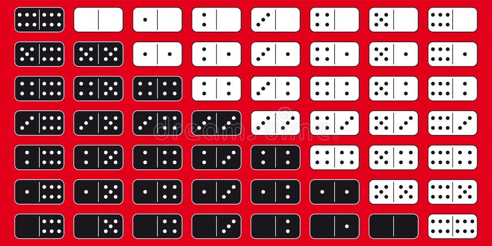 Domino Drawing Stock Illustrations – 453 Domino Drawing Stock ...