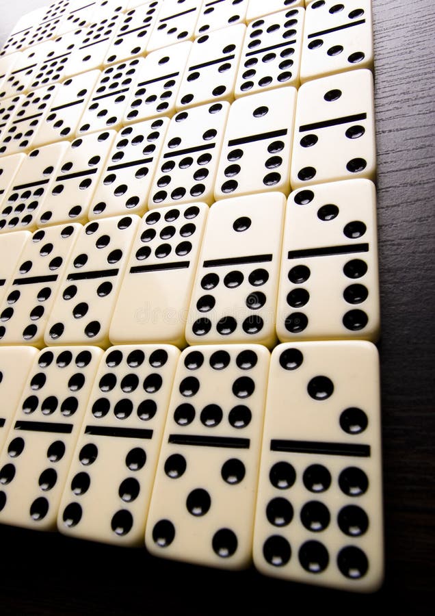 Domino bricks stock image. Image of spots, action, dominos - 7292739