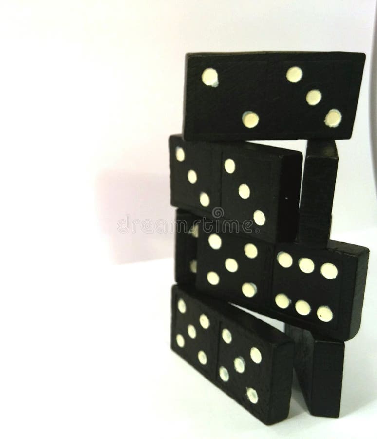 Domino effect stock photo. Image of representing, figures - 48334564