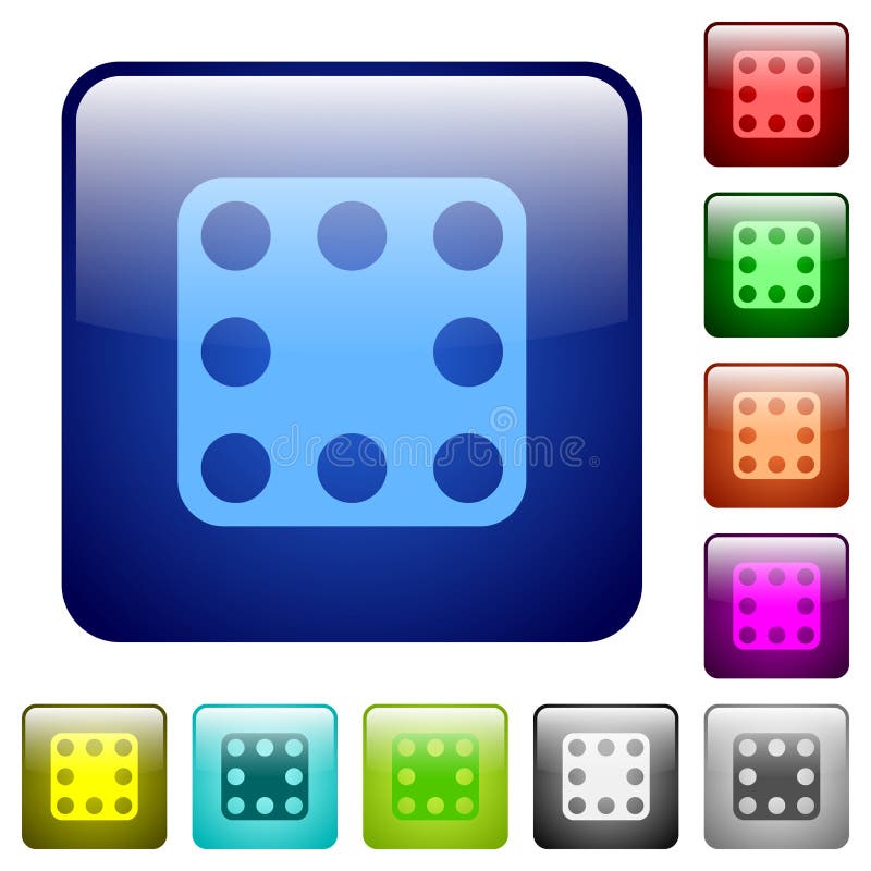 Eight Color Golf Icons stock vector. Illustration of emblem - 5233618