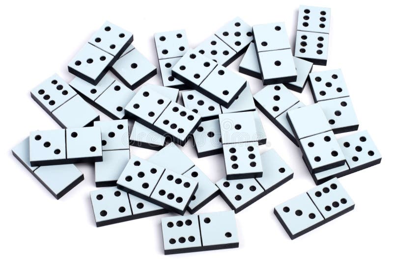 Domino pieces stock photo. Image of domino, point, background - 17070598