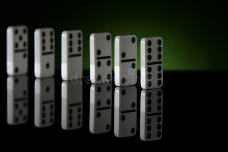 Domino Row 2 stock photo. Image of dots, play, vertical - 5000368