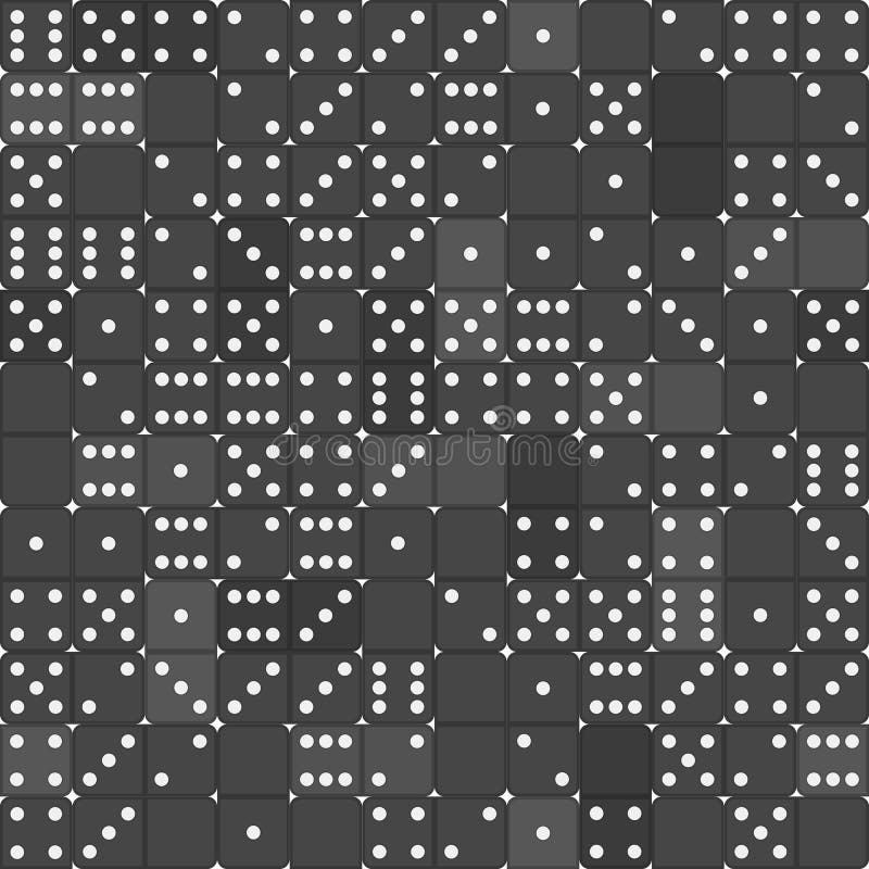 Domino seamless pattern. stock vector. Illustration of competition ...