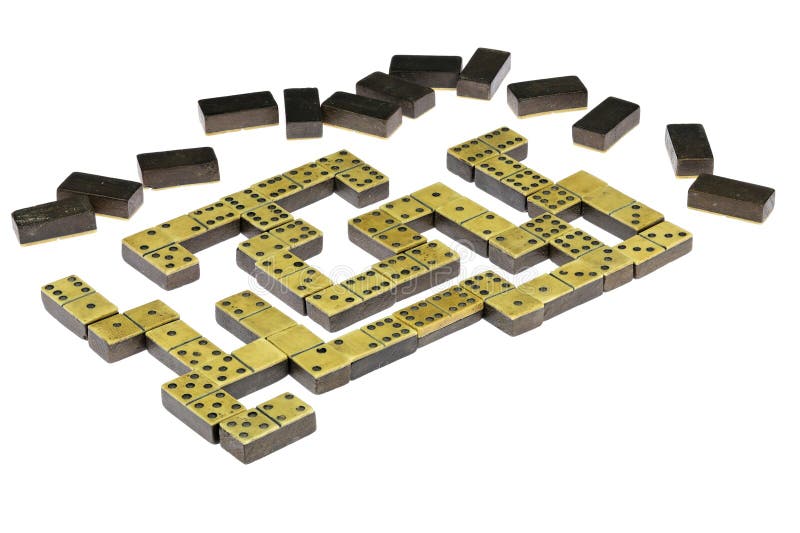 Domino set stock photo. Image of gamble, nostalgic, pieces - 274643530