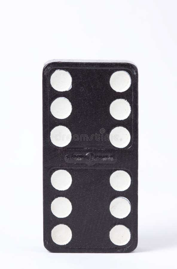 Domino Single stock photo. Image of pattern, domino, spotted - 17480624