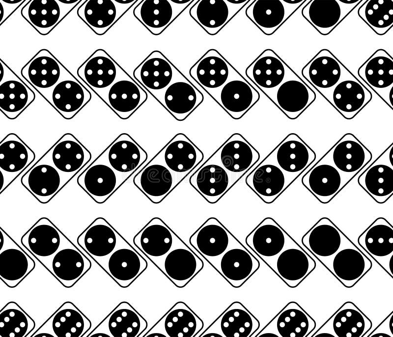 Domino Texture Incline 2 Small Black Stock Vector - Illustration of ...