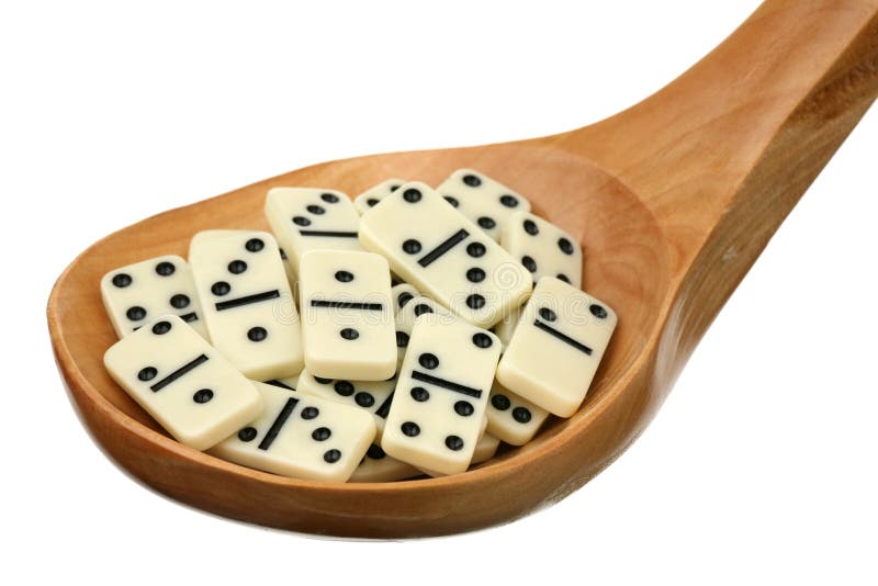 Dominoes stock image. Image of white, brown, isolated - 12783459