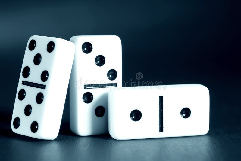 Dominoes Game Pieces stock photo. Image of sport, line - 17481268