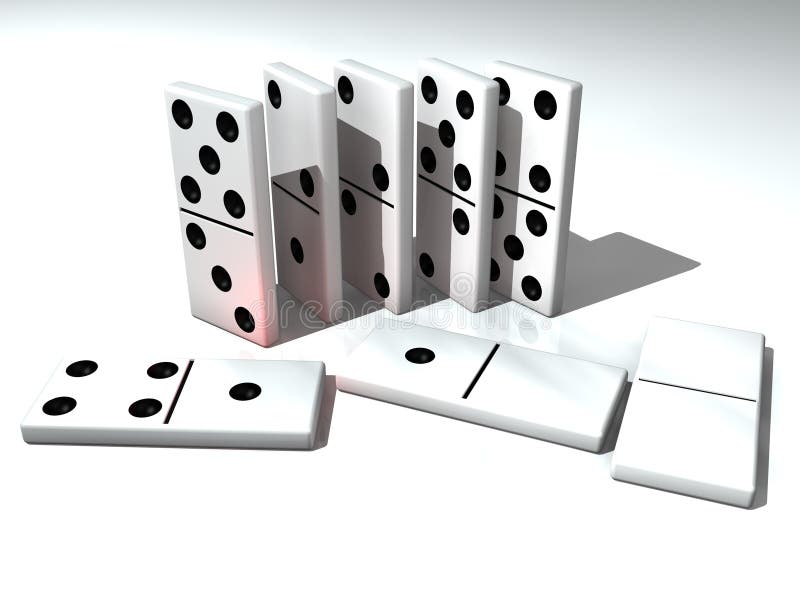 Double Nine Dominoes stock illustration. Illustration of double - 2889152